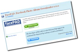 Download รูปทั้งอัลบั้ม จาก Facebook ด้วย FacePAD | Nana Nano content
